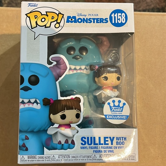 Funko | Toys | Funko Pop 595 Monsters Inc Sulley With Boo Exclusive ...